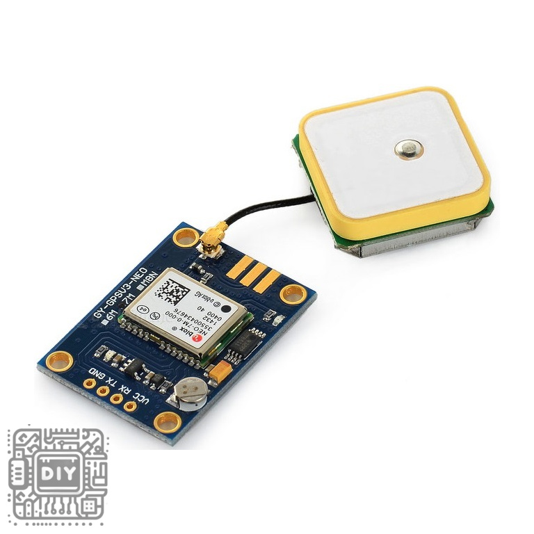 NEO-6M GPS Module with Antenna - DIYStoreiq.com